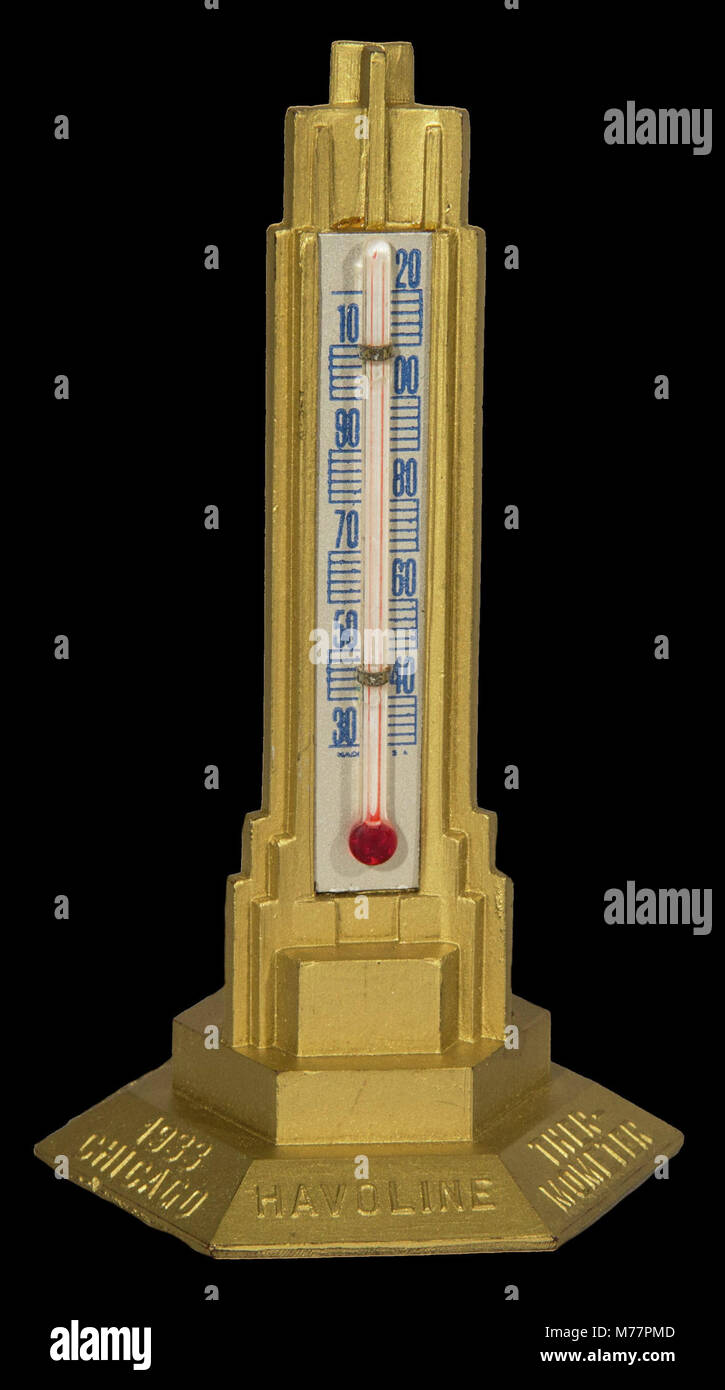 Chicago Century of Progress souvenir Havoline Thermometer (NBY 5524 ...