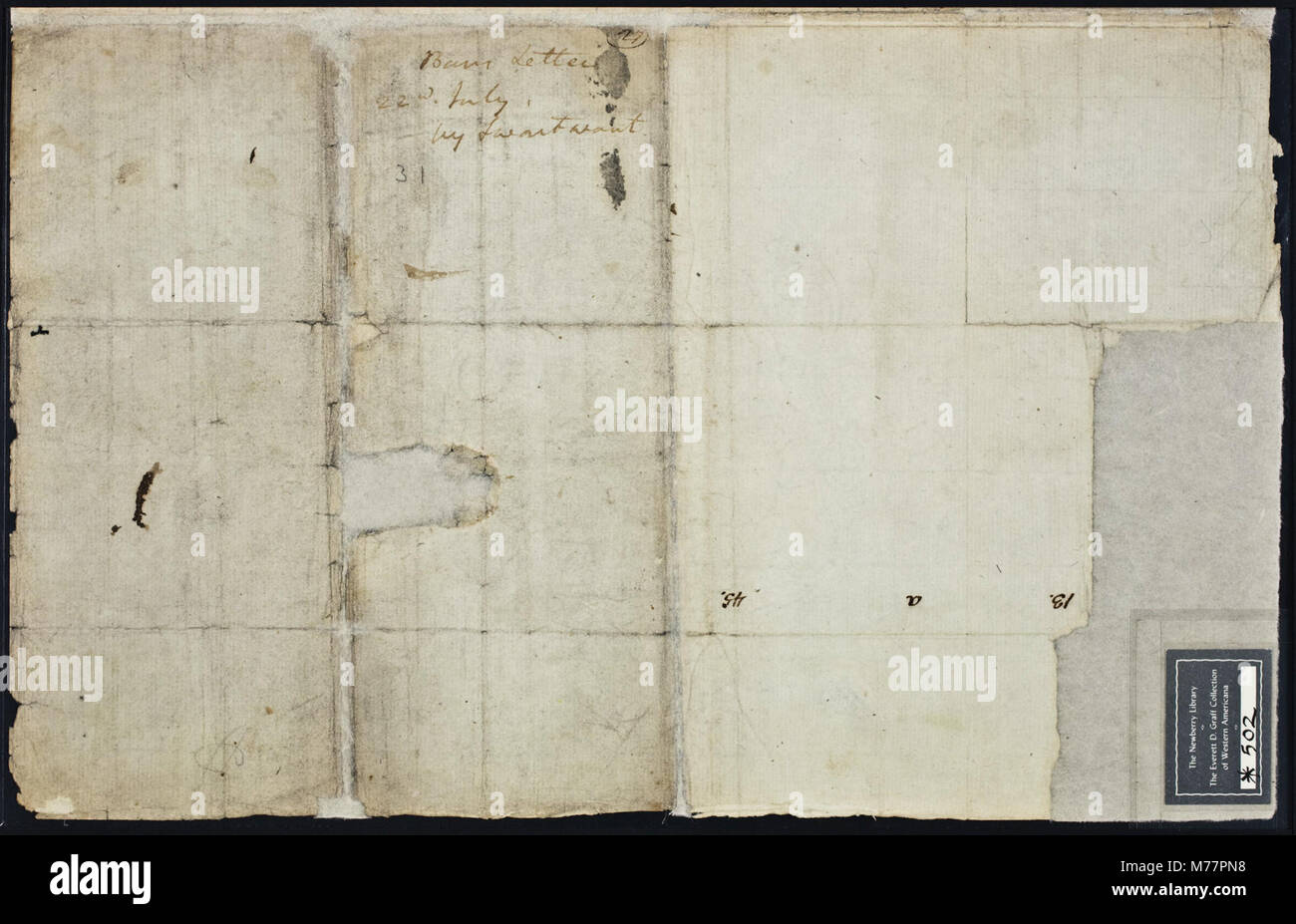 A letter from Aaron Burr to James Wilkinson, dated 1806. The letter is ...