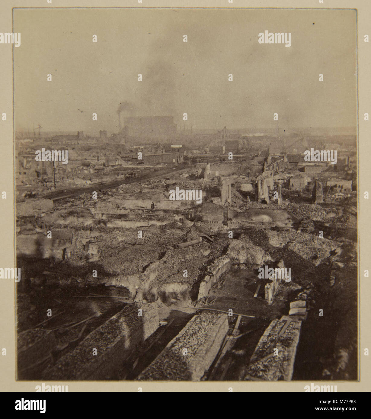 The 1871 Chicago Fire, one of the most devastating urban fires in U.S ...