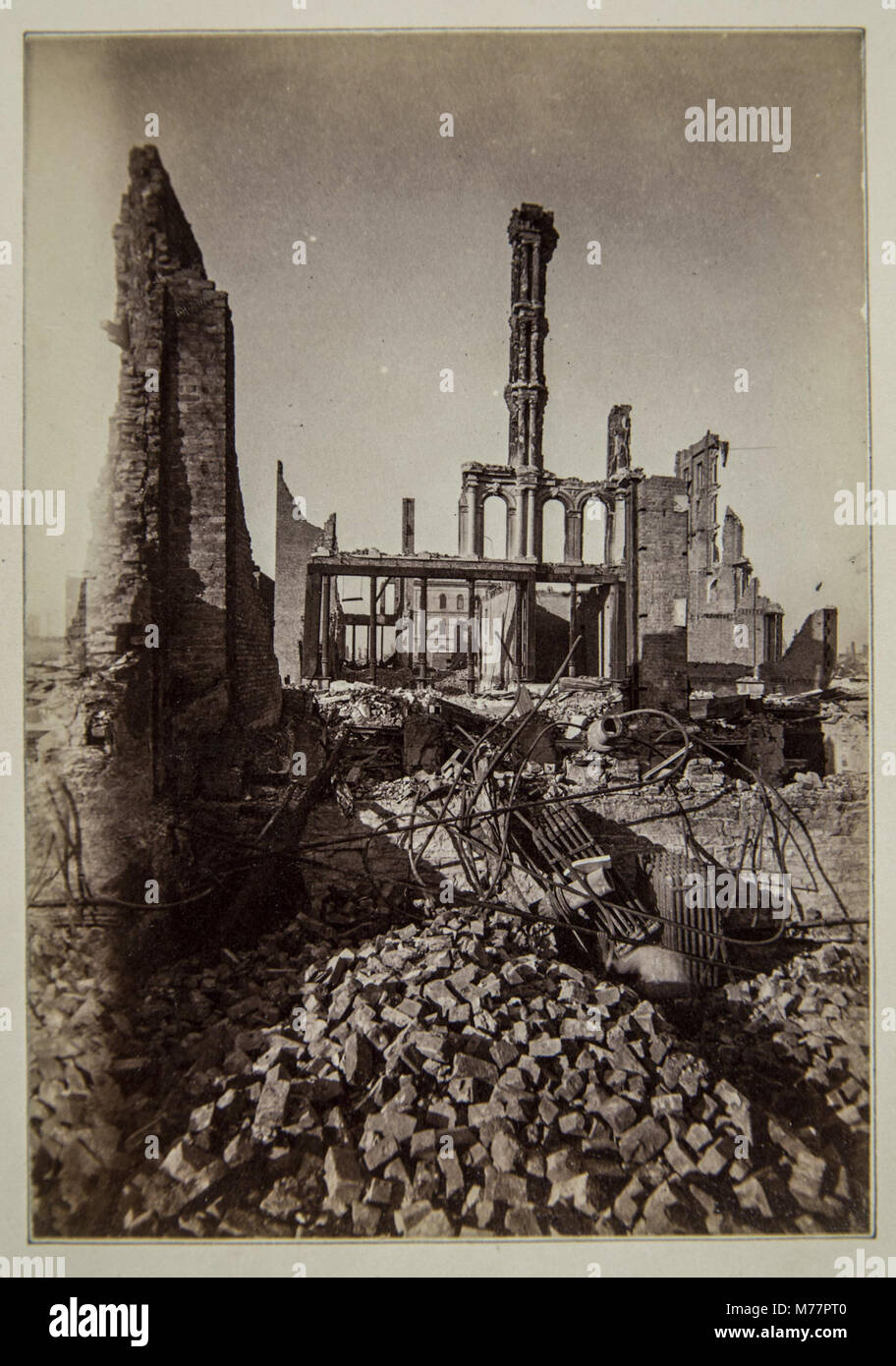 The Honore Block, one of the buildings affected by the devastating ...