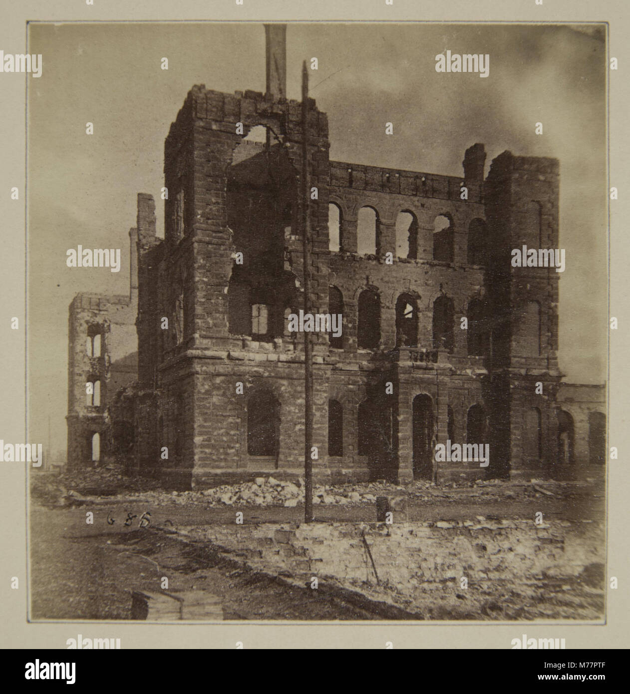 The Chicago Fire of 1871 caused massive destruction, including the ...