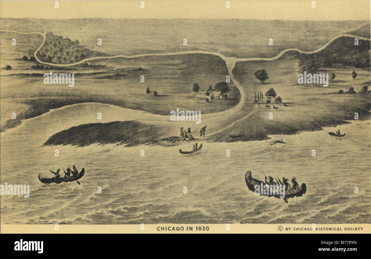 Chicago in 1820 hi-res stock photography and images - Alamy