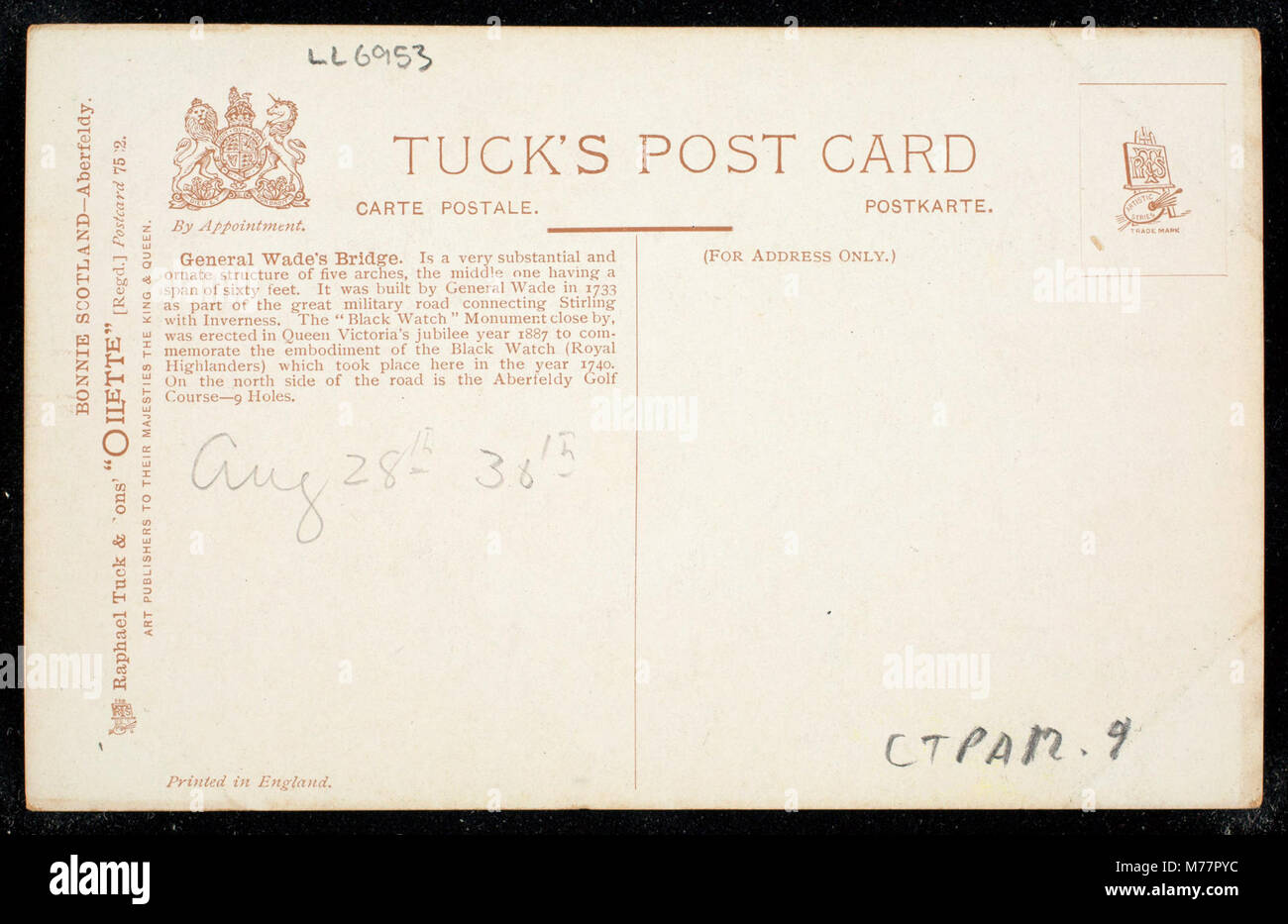 General Wade's Bridge and the Black Watch Monument in Aberfeldy ...