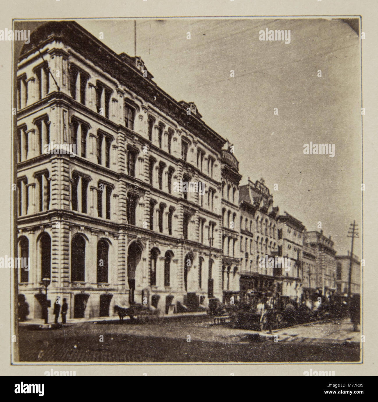 A historical image of LaSalle Street in Chicago before the Great ...