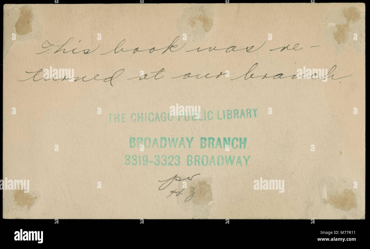 Chicago public library history hi-res stock photography and images - Alamy