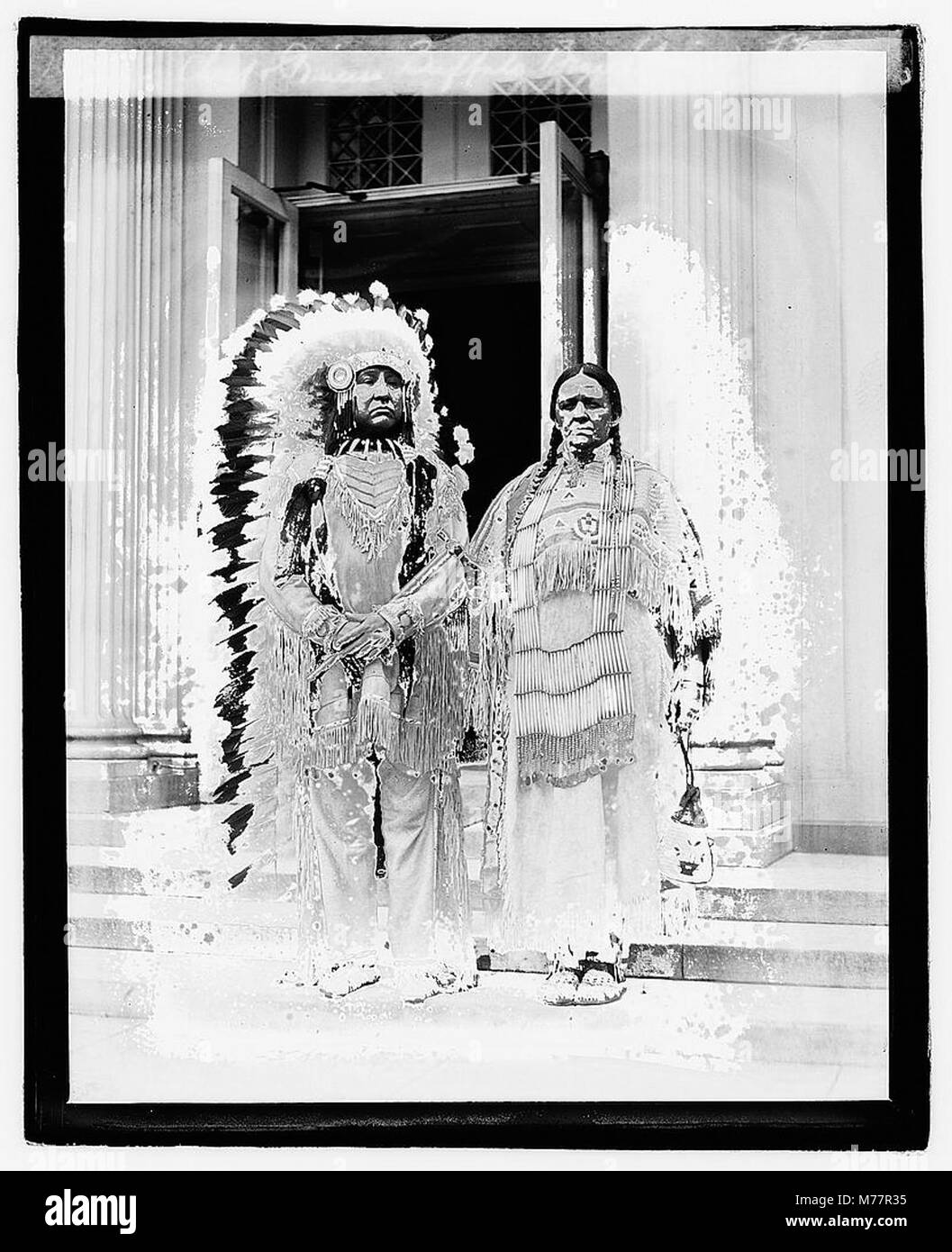 Chief & Princess Buffalo Bear (Sioux) LOC npcc.04495 Stock Photo - Alamy