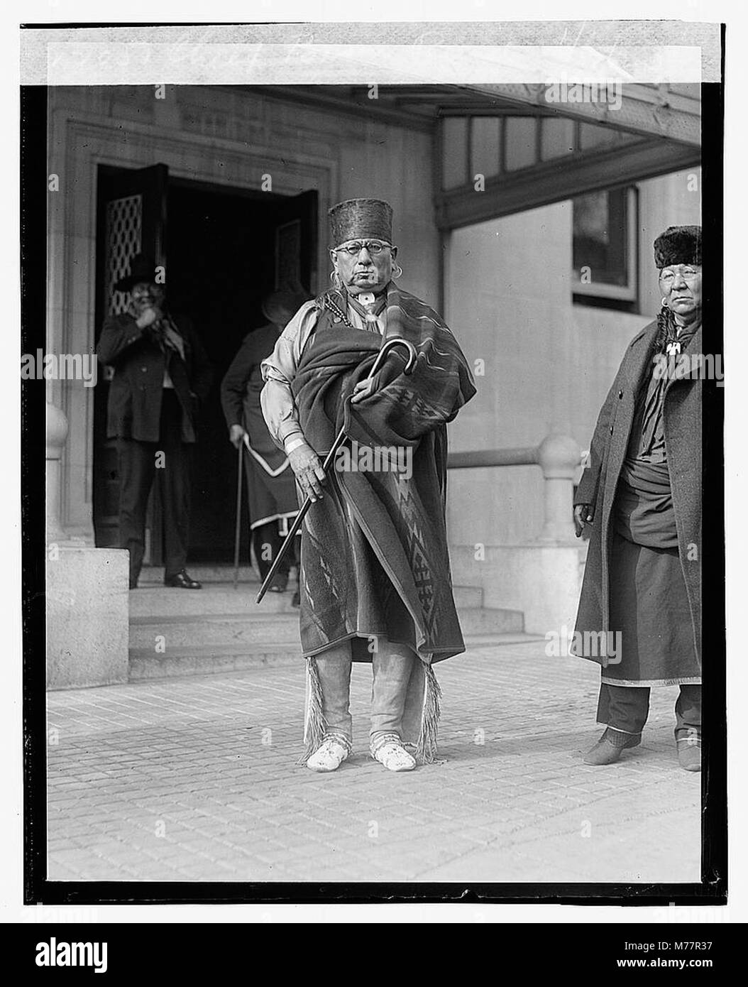 A portrait of Chief Bacon Rind, a prominent Native American leader ...