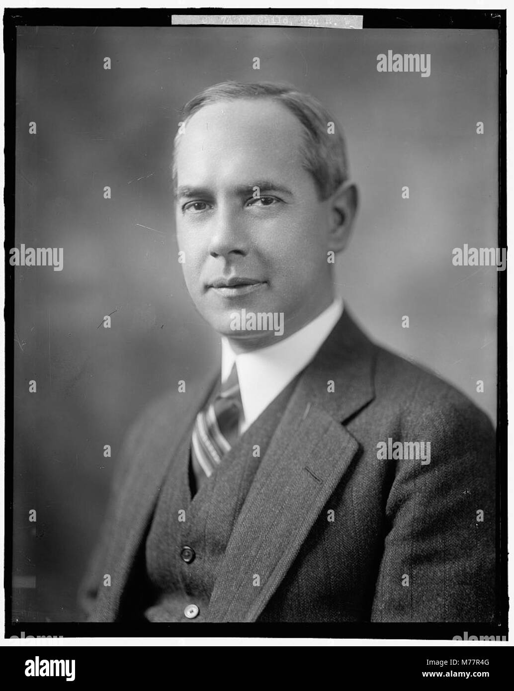 A portrait of Honorable R.W. Child, capturing his dignified appearance ...