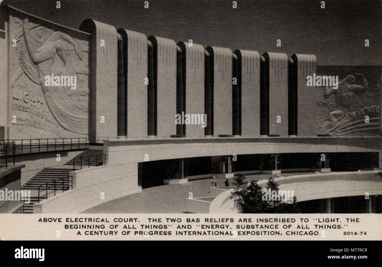 A photograph taken from above Electrical Court, showcasing the area and ...