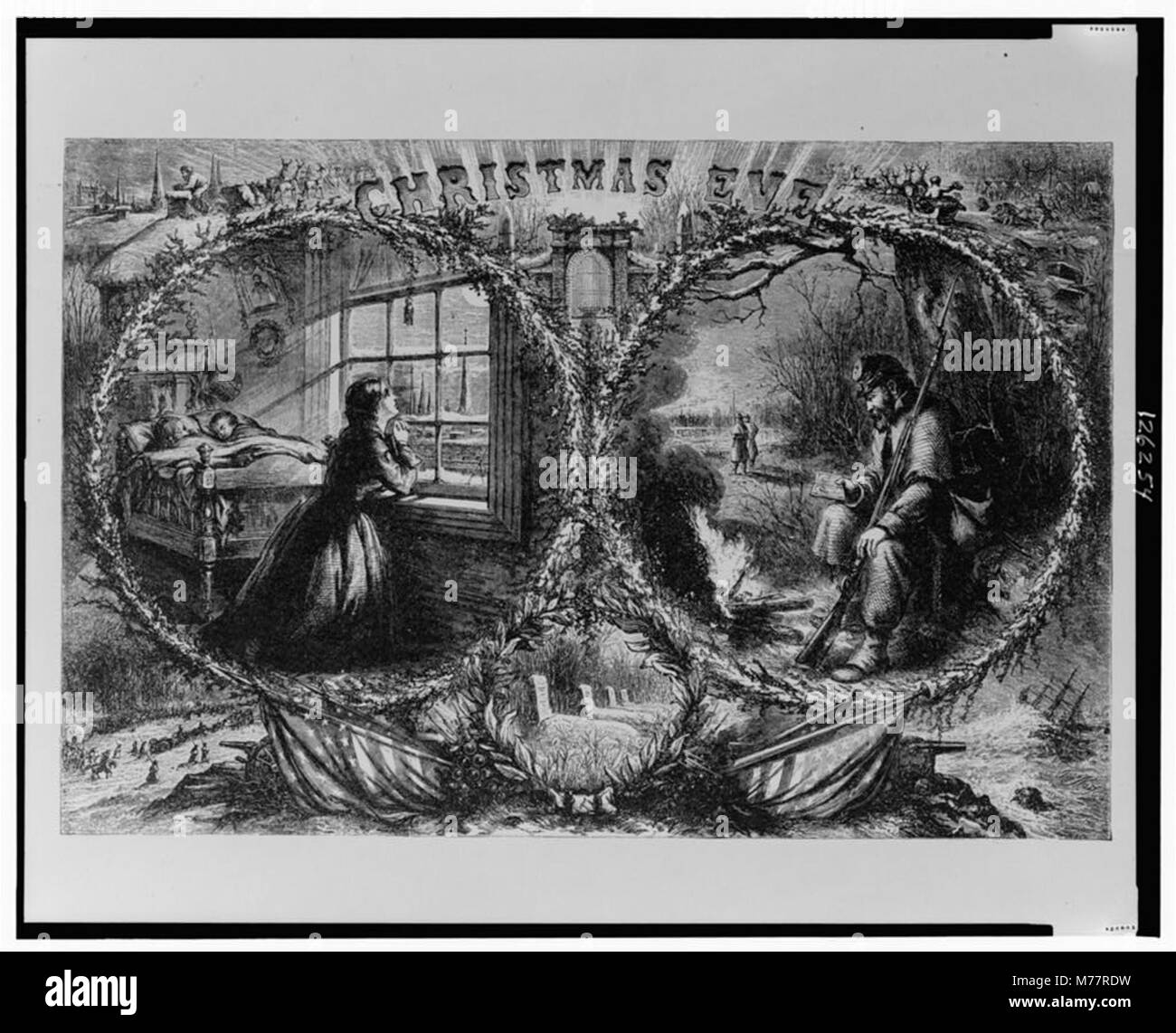 American christmas 1800s hi-res stock photography and images - Alamy