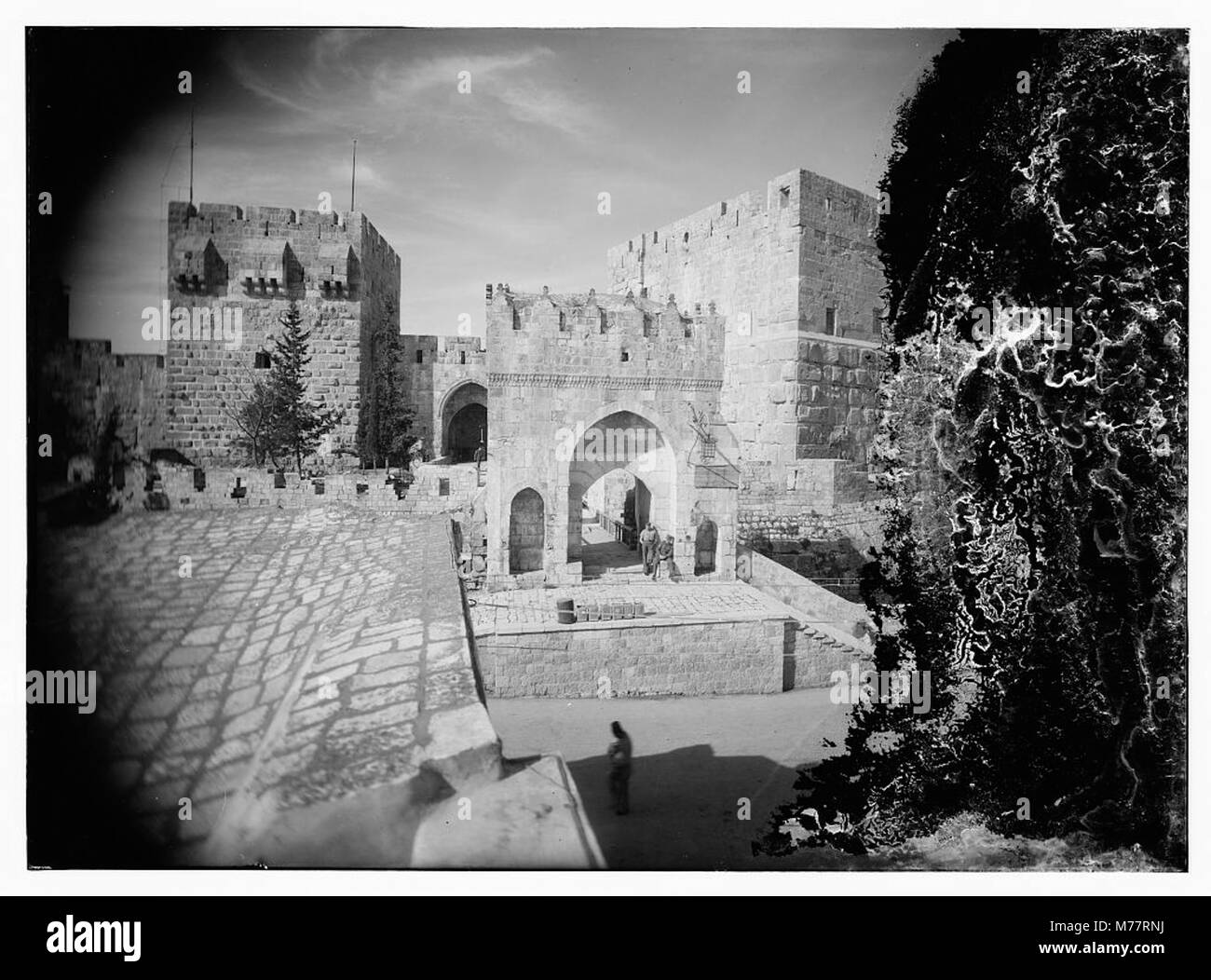 The Citadel and Tower of David in Jerusalem, an ancient fortress of ...