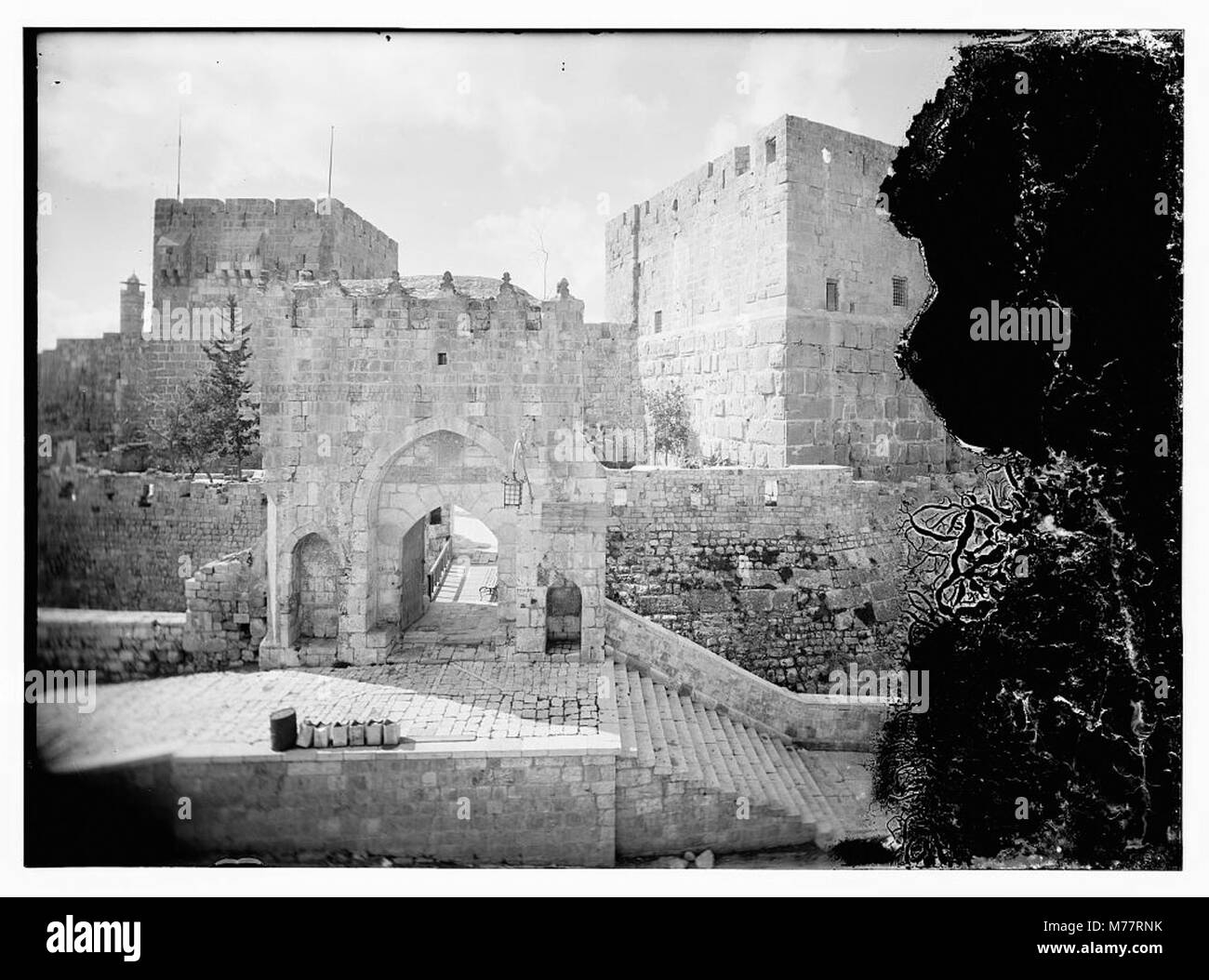 This image shows the Citadel and Tower of David in Jerusalem. Known for ...
