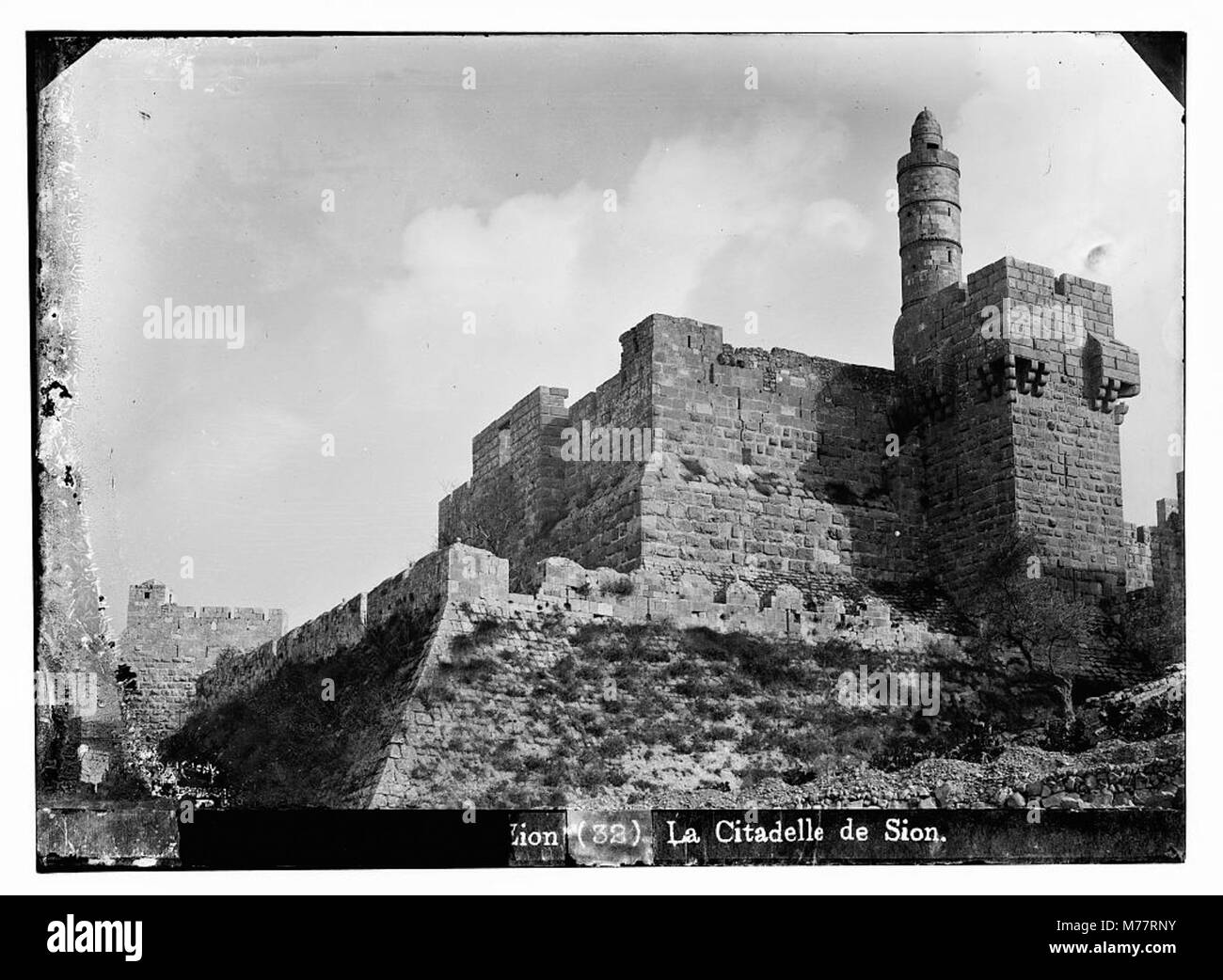 A historical image of the Citadel of Zion, an important location in the ...