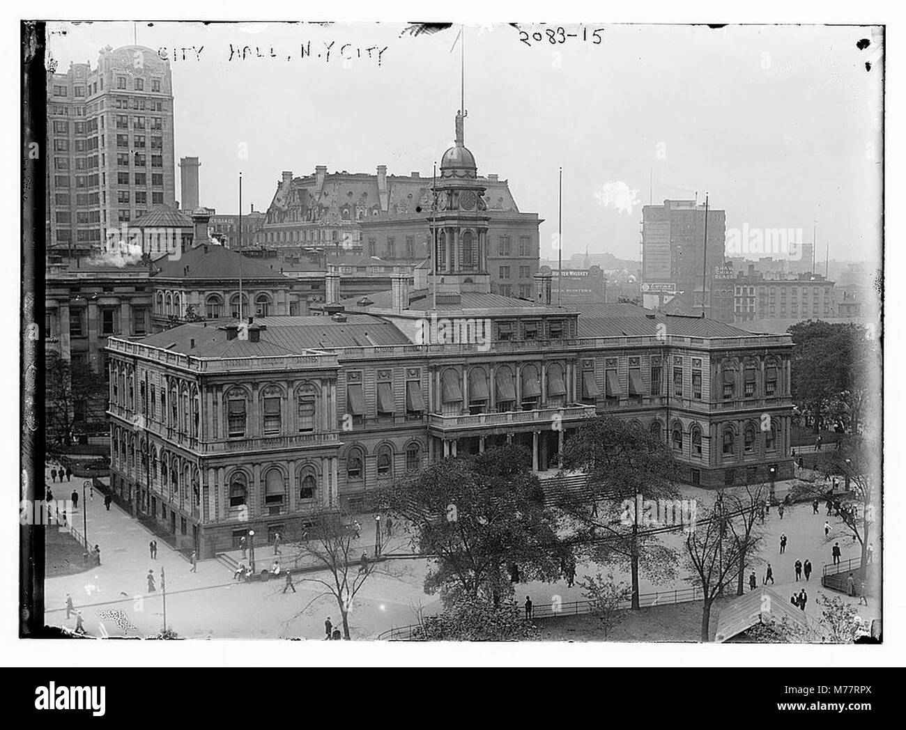 New York City Hall, a historic building located in Lower Manhattan ...