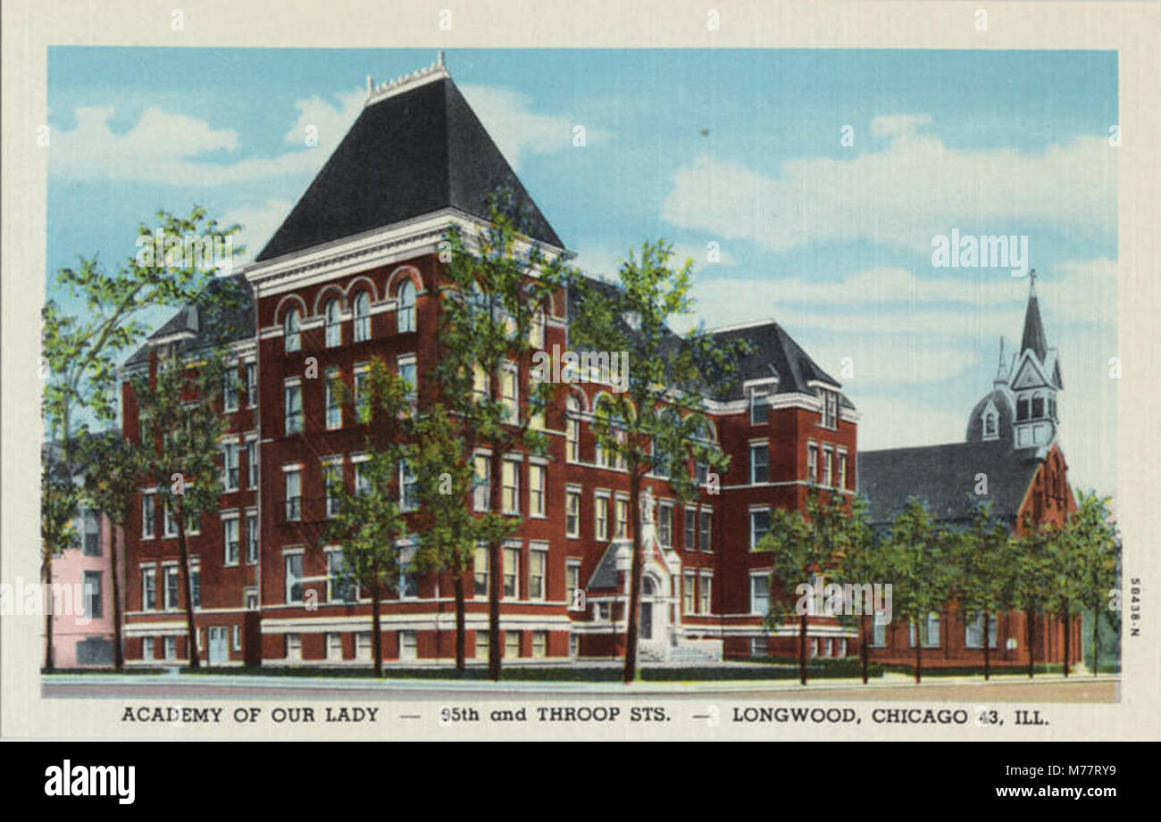 An image of the Academy of Our Lady located at 95th and Throop Streets ...