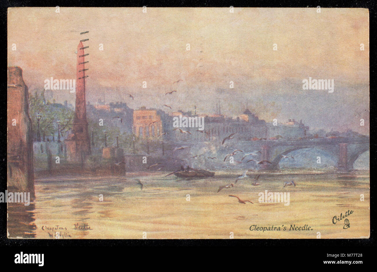 An image of Cleopatra's Needle, a prominent ancient Egyptian obelisk ...