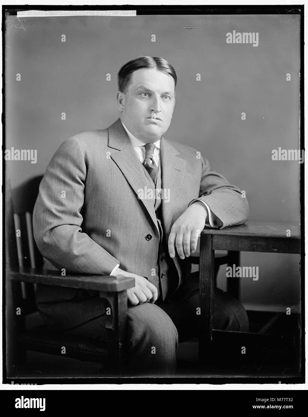 A portrait of G.H. Clevenger, a professor, likely captured during his ...