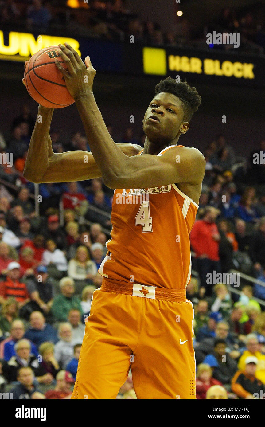 Kansas City, Missouri, USA. 08th Mar, 2018. Texas Longhorns forward ...