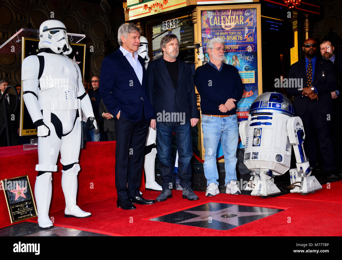 Hollywood, California, USA. 8th March, 2018. Mark Hamill is honored ...