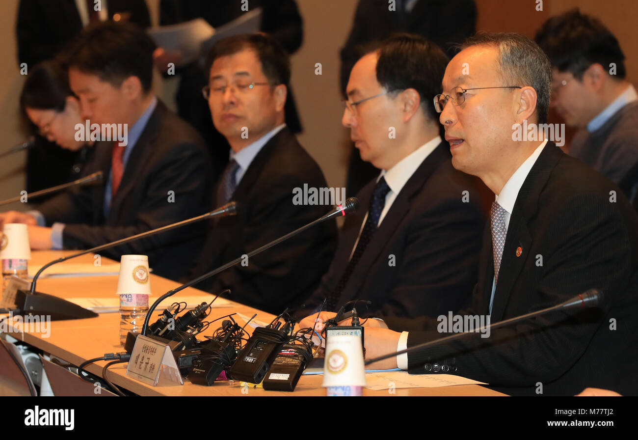 09th Mar, 2018. Seoul to negotiate U.S. steel tariffs at FTA talks ...