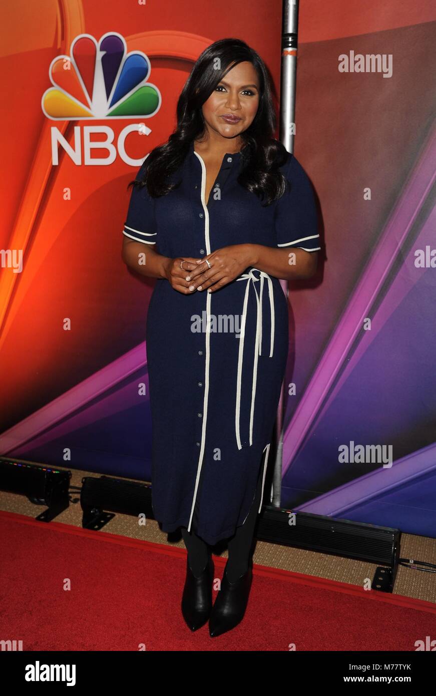 New York, NY, USA. 8th Mar, 2018. Mindy Kaling at arrivals for 2018 NBC ...