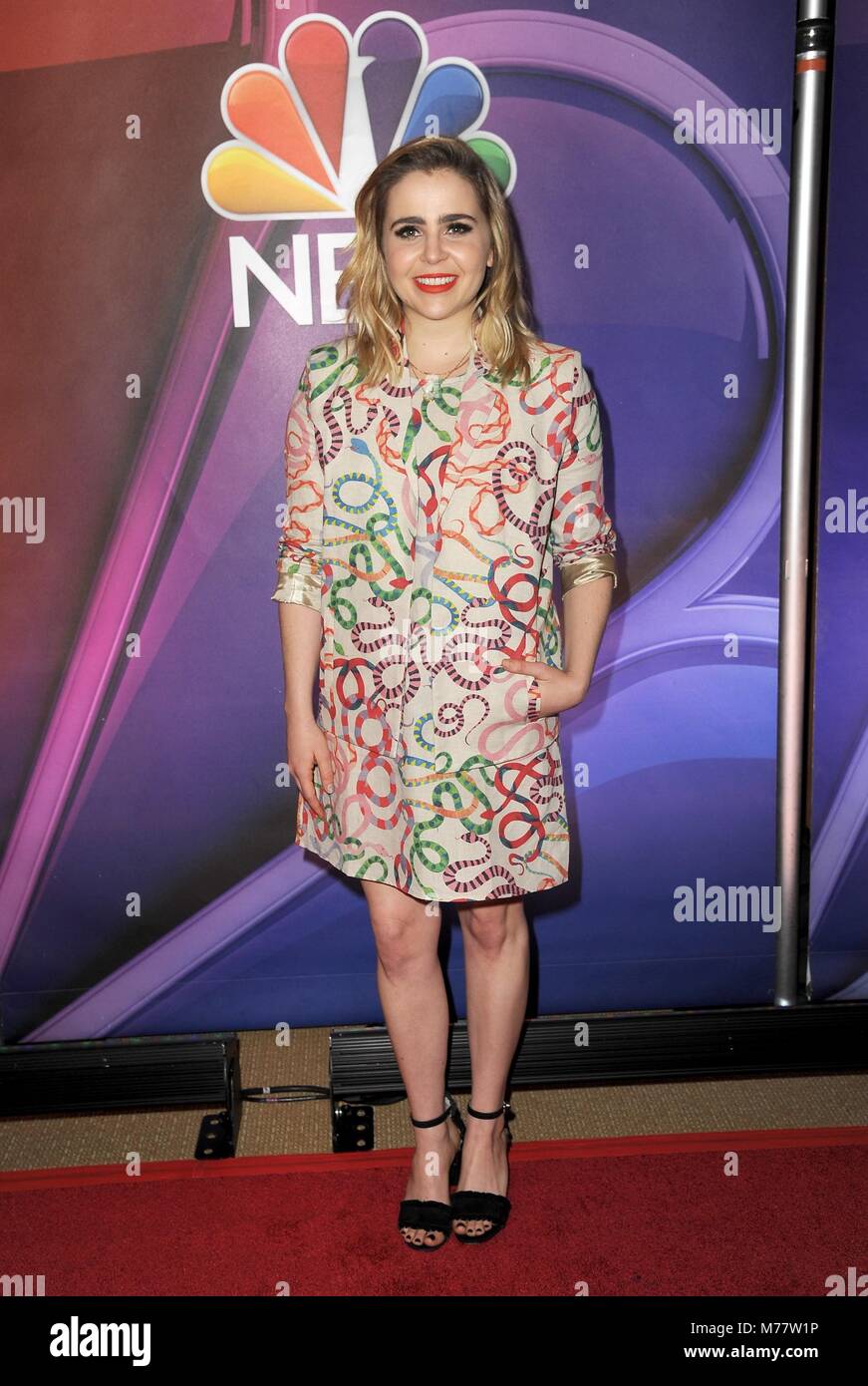New York, NY, USA. 8th Mar, 2018. Mae Whitman at arrivals for 2018 NBC ...