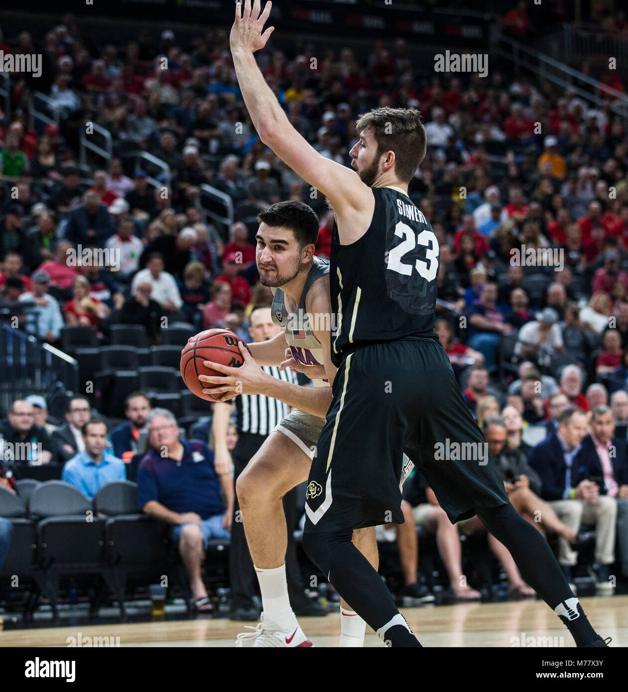 Mar 08 2018 Las Vegas, NV, U.S.A. Arizona center Dusan Ristic (14 ...