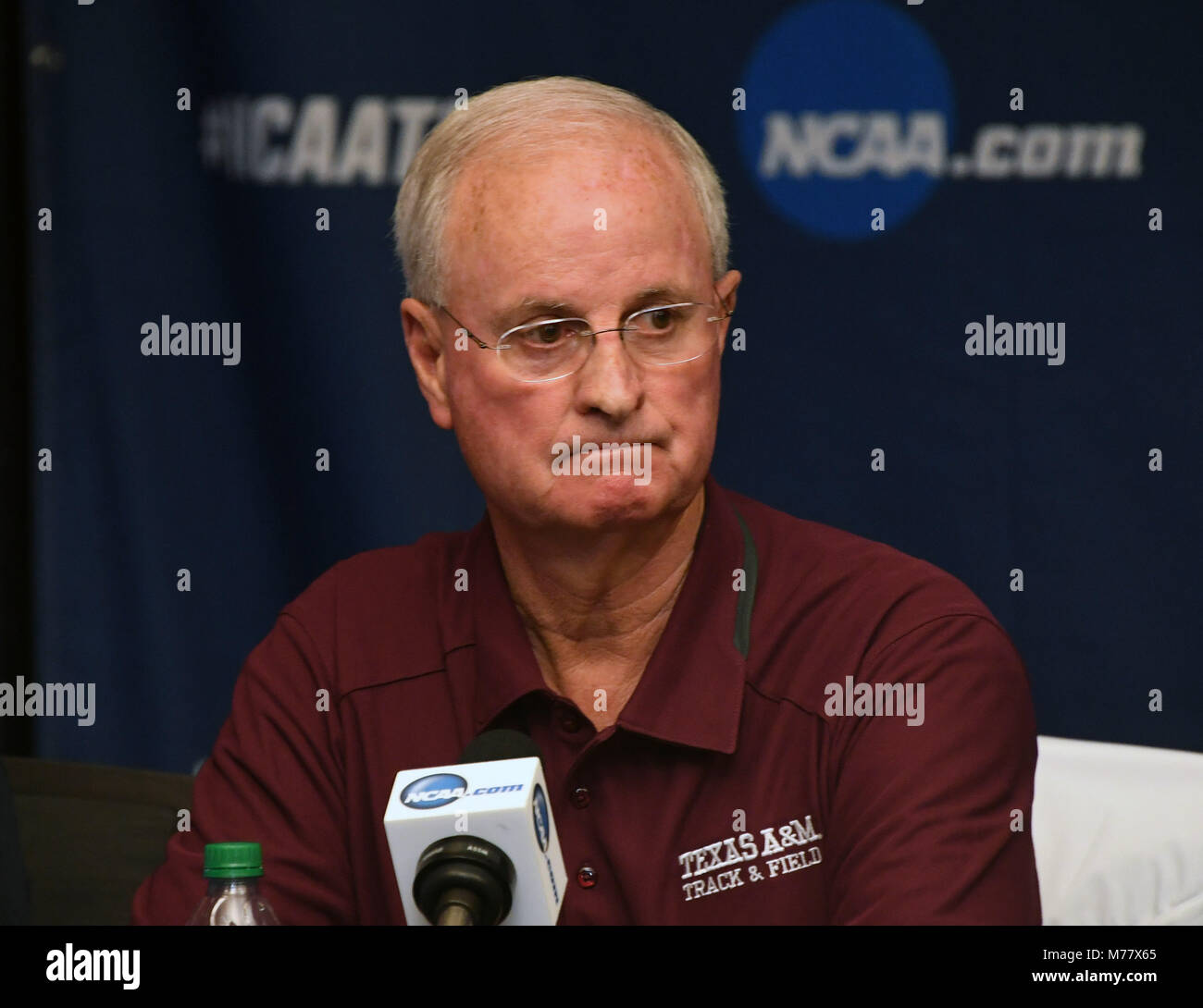College Station, United States. 08th Mar, 2018. Texas A&M Aggies coach ...