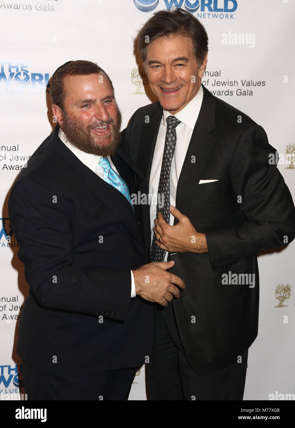 New York City, New York, USA. 8th Mar, 2018. RABBI SHMULEY BOTEACH and ...
