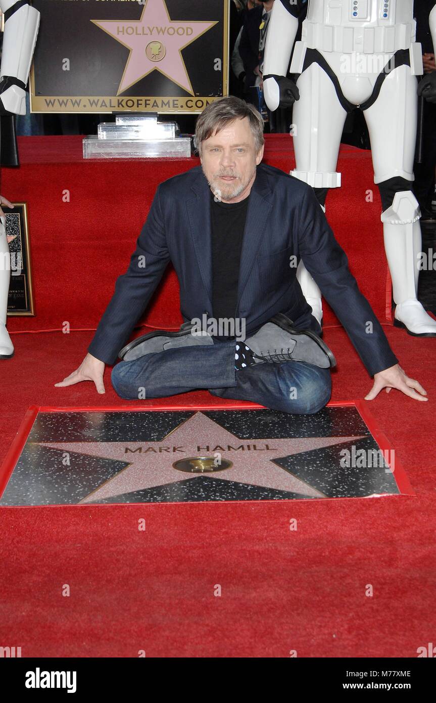Los Angeles, CA, USA. 8th Mar, 2018. Mark Hamill at the induction ...