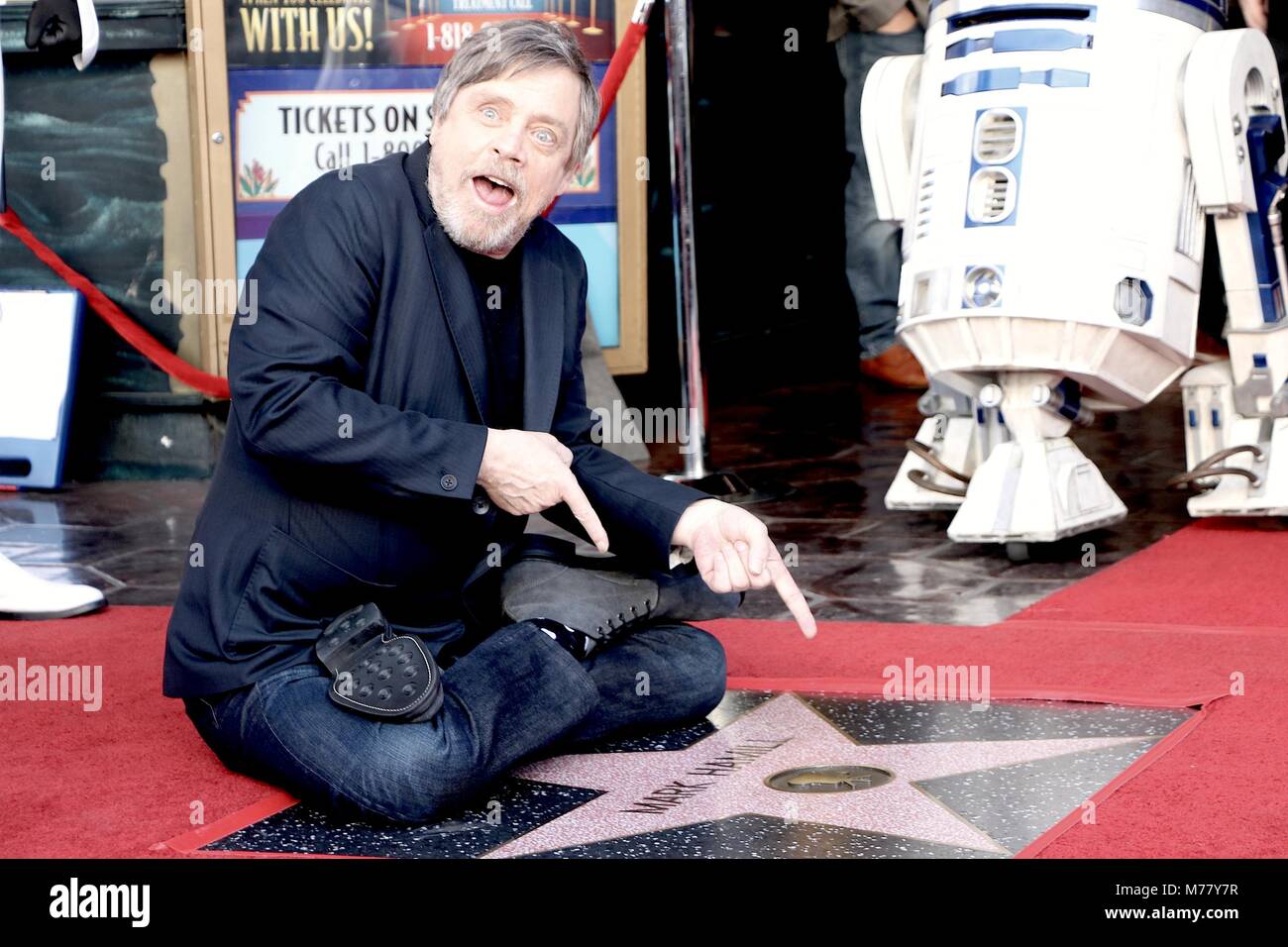 Mark hamill hollywood walk hi-res stock photography and images - Alamy