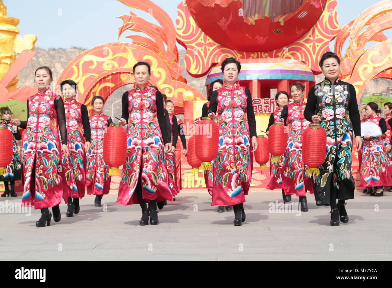 Pingliang, Pingliang, China. 8th Mar, 2018. Pingliang, CHINA-8th March ...