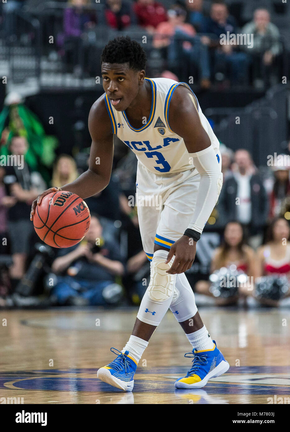 Mar 08 2018 Las Vegas, NV, U.S.A. UCLA guard Aaron Holiday (3) scored ...