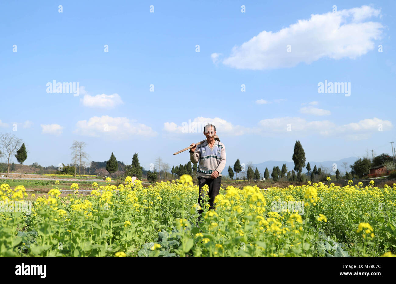 Huaying, Huaying, China. 8th Mar, 2018. Huaying, CHINA-8th March 2018 ...