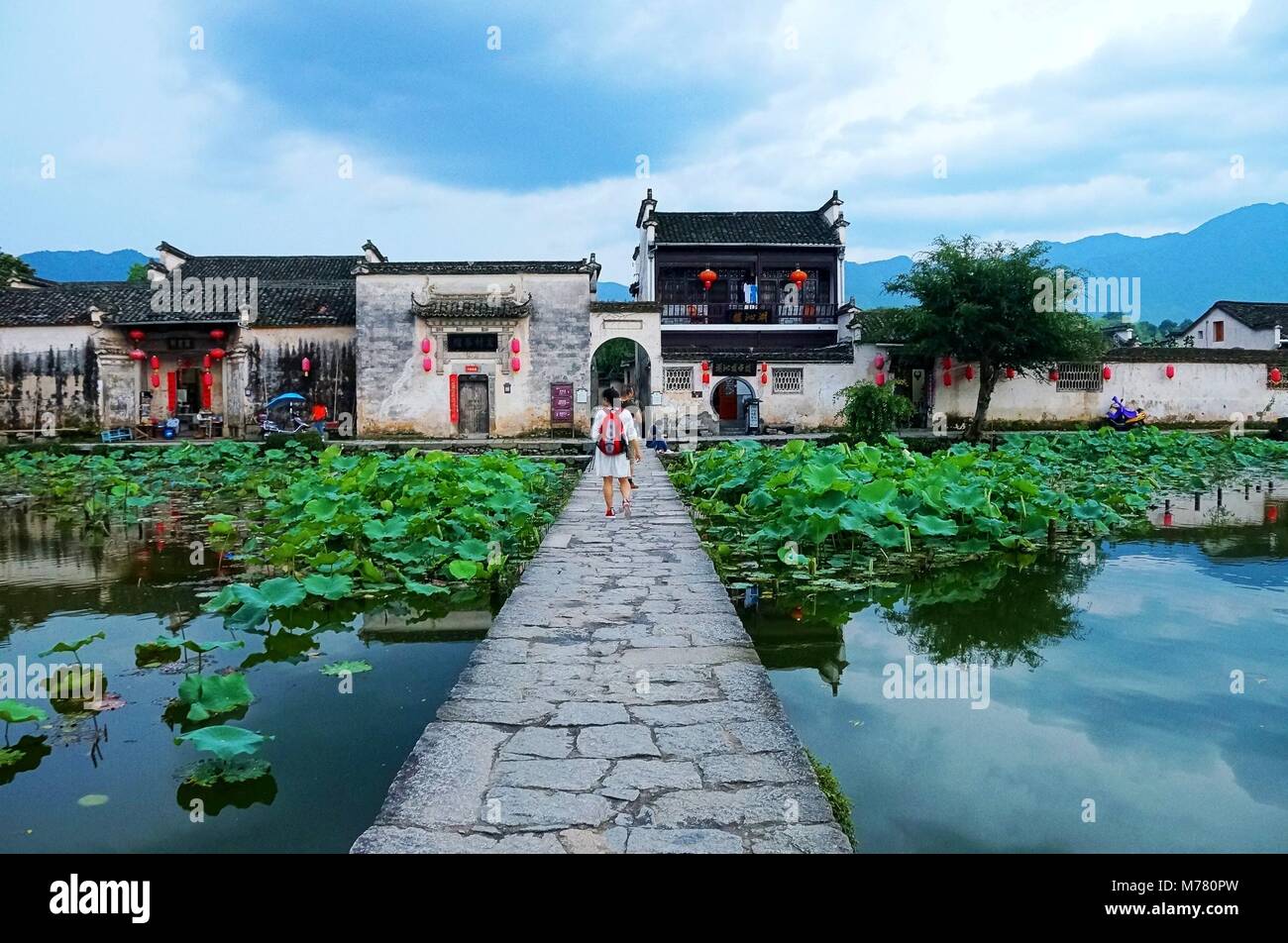 China. 9th Mar, 2018. Traditional Chinese houses at Hongcun Ancient ...