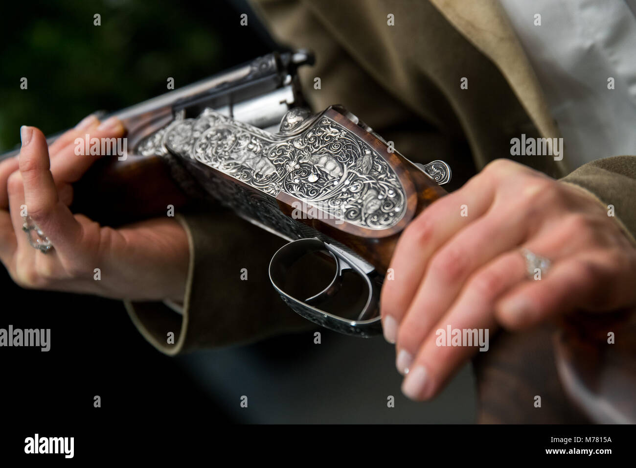 Nuremberg, Germany. 09 March 2018, : A hunting rifle made by the ...