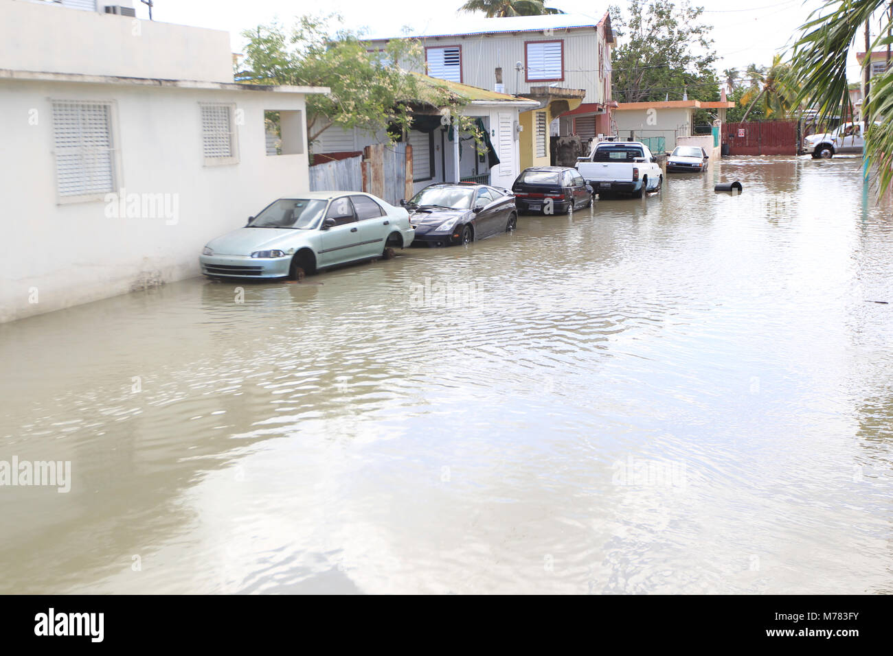 Puerto Rico. 05th Mar, 2018. 2018 03 05 . Marejada afecta el frente ...