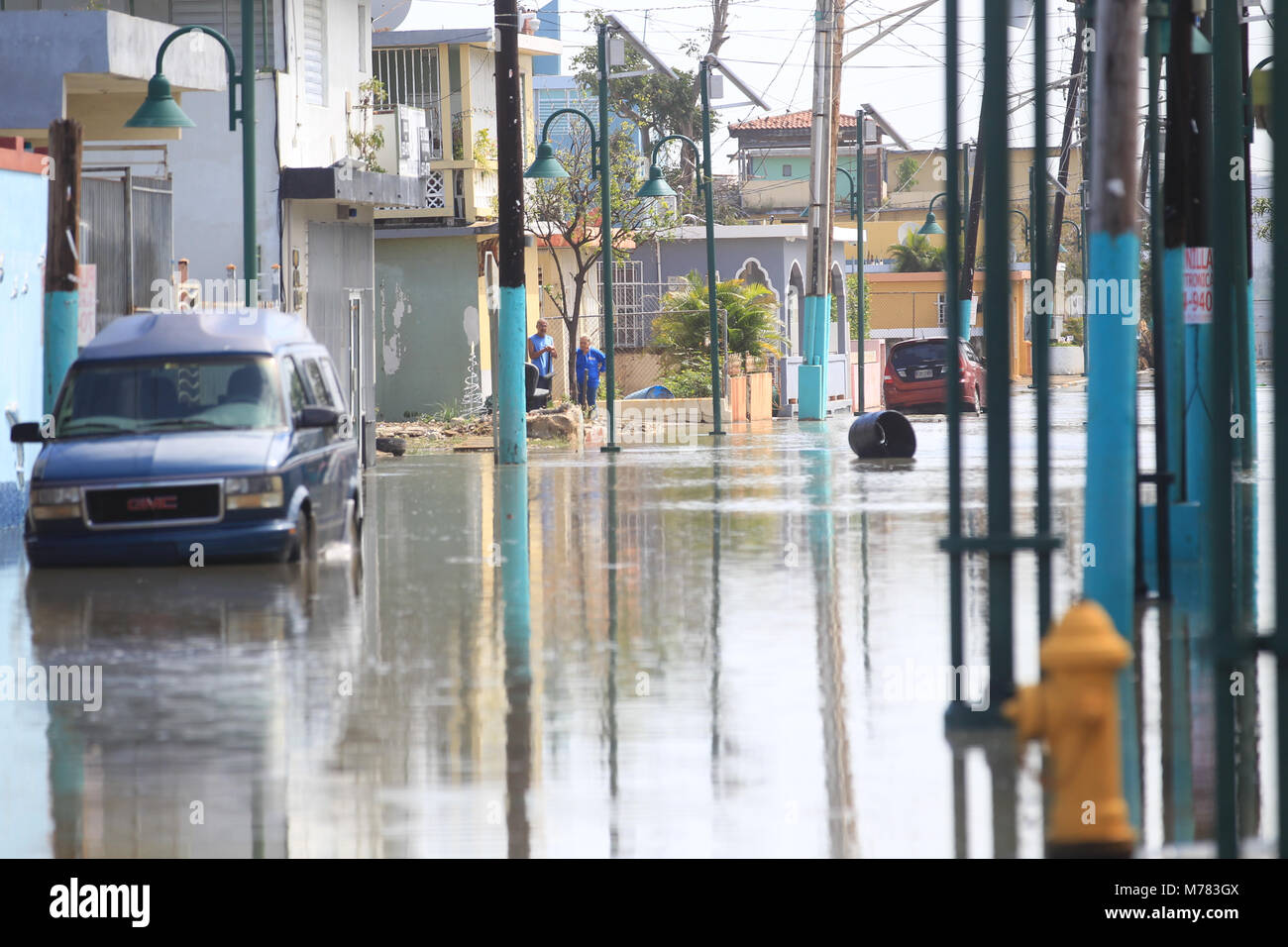 Puerto Rico. 05th Mar, 2018. 2018 03 05 . Marejada afecta el frente ...