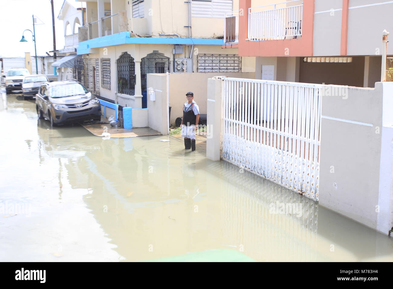 Puerto Rico. 05th Mar, 2018. 2018 03 05 . Marejada afecta el frente ...