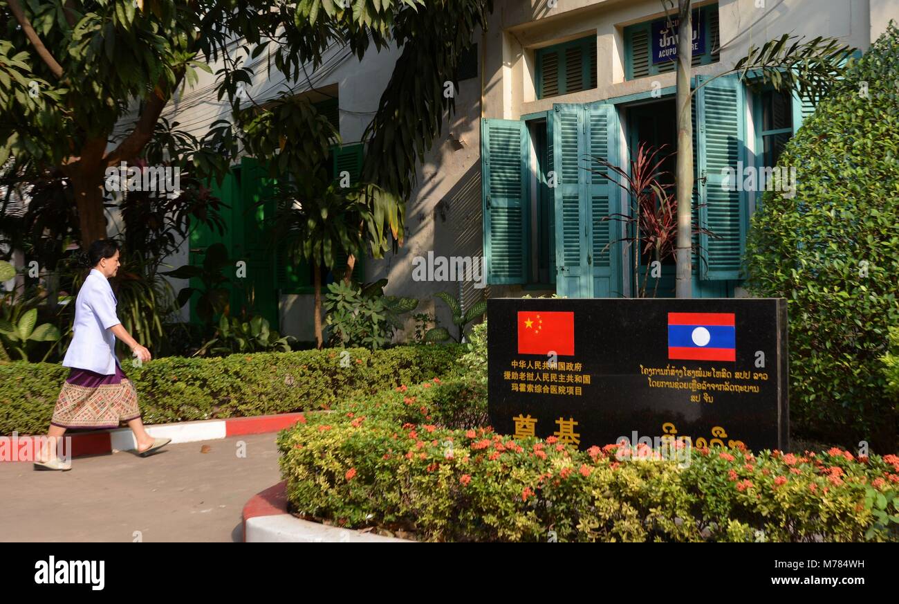 Vientiane. 9th Mar, 2018. Photo taken on March 9, 2018 shows the ...