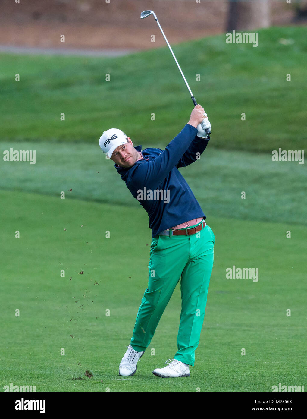 March 08, 2018 - David Lingmerth during the 1st round of the PGA's ...