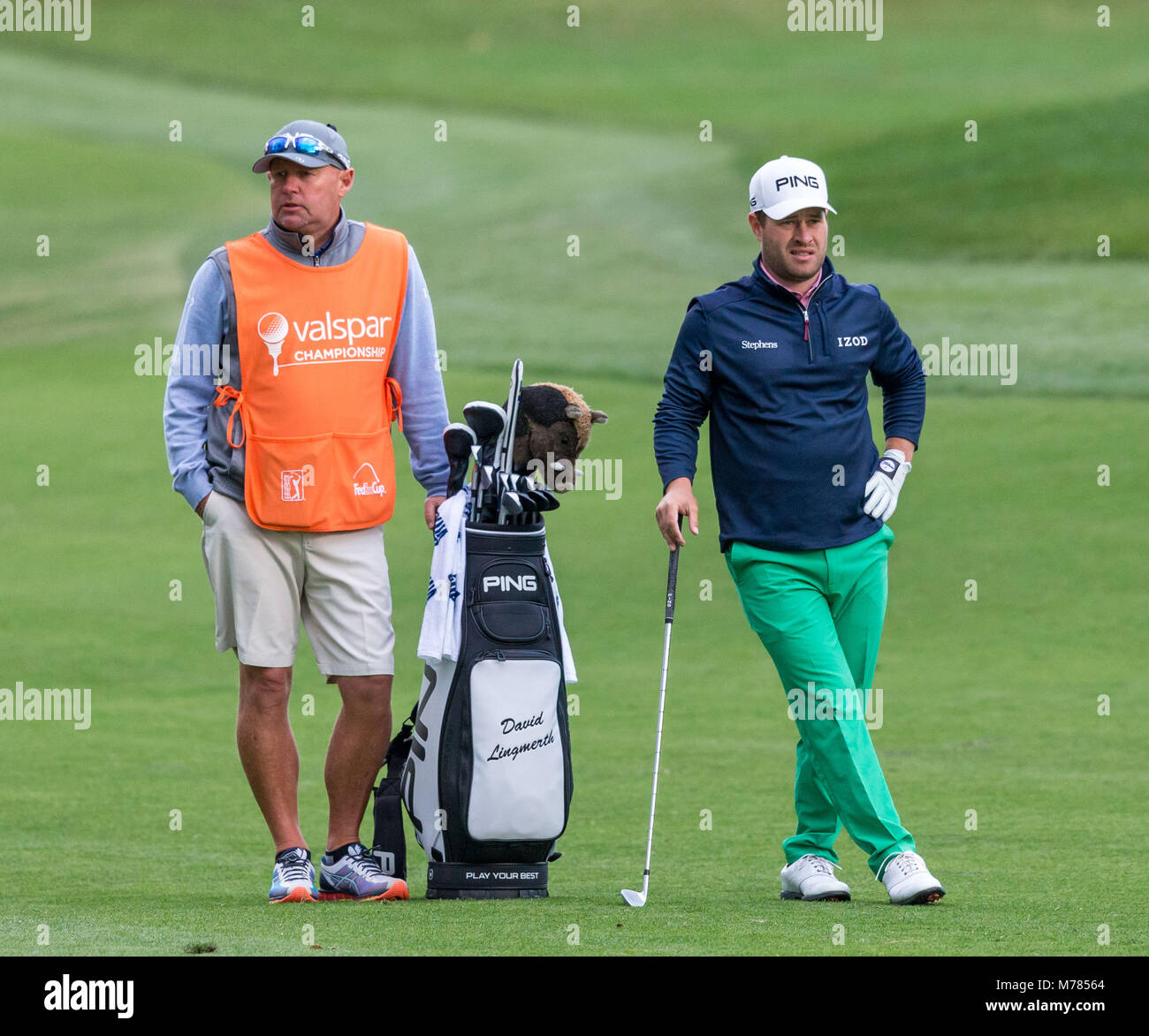 March 08, 2018 - David Lingmerth during the 1st round of the PGA's ...