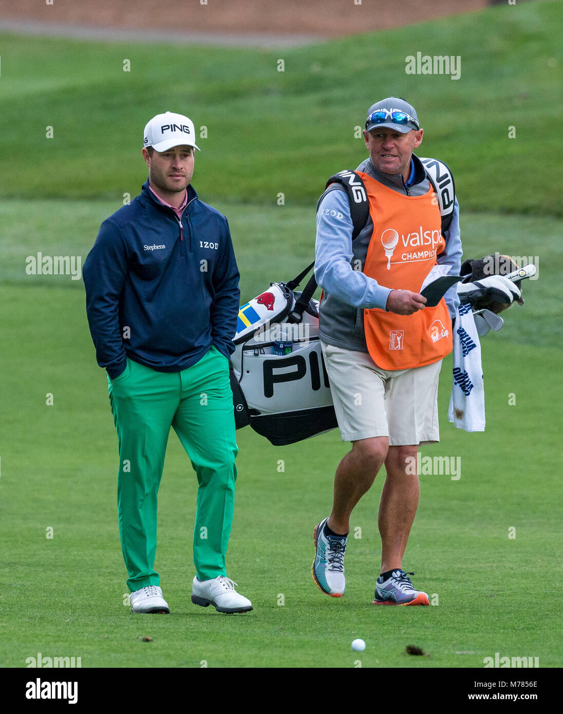 March 08, 2018 - David Lingmerth during the 1st round of the PGA's ...