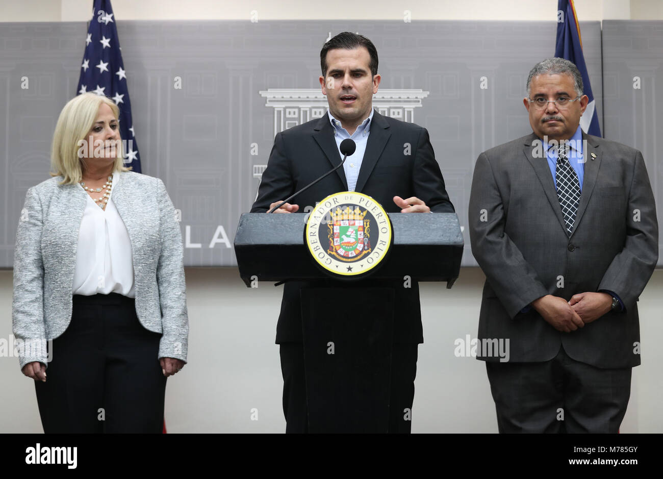 SAN JUAN, Puerto Rico. , . LA FORTALEZA. CONFERENCIA DE PRENSA DEL ...