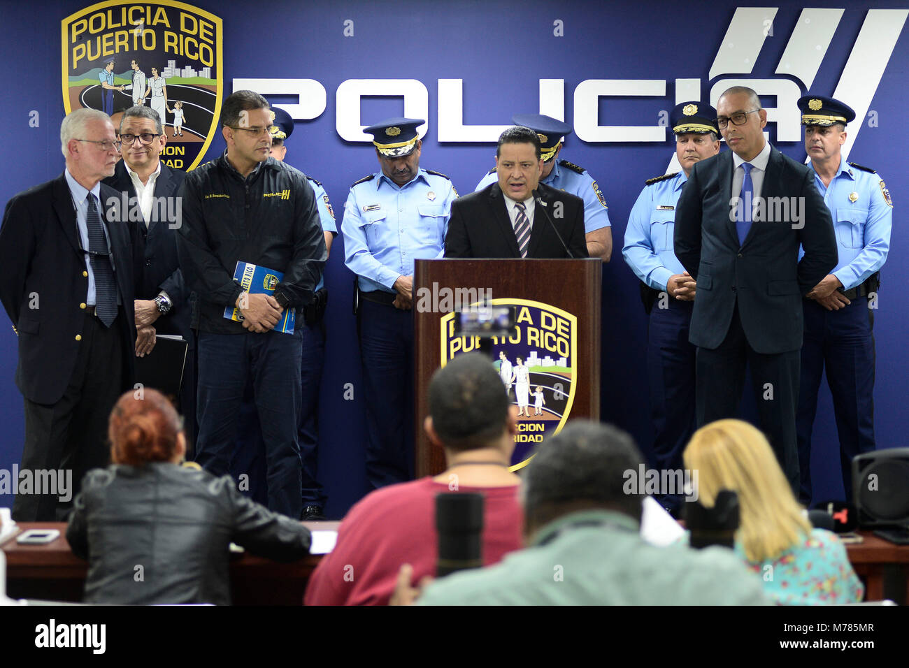SAN JUAN, Puerto Rico. , . DESDE EL CUARTEL GENERAL DE LA POLICIA EN ...
