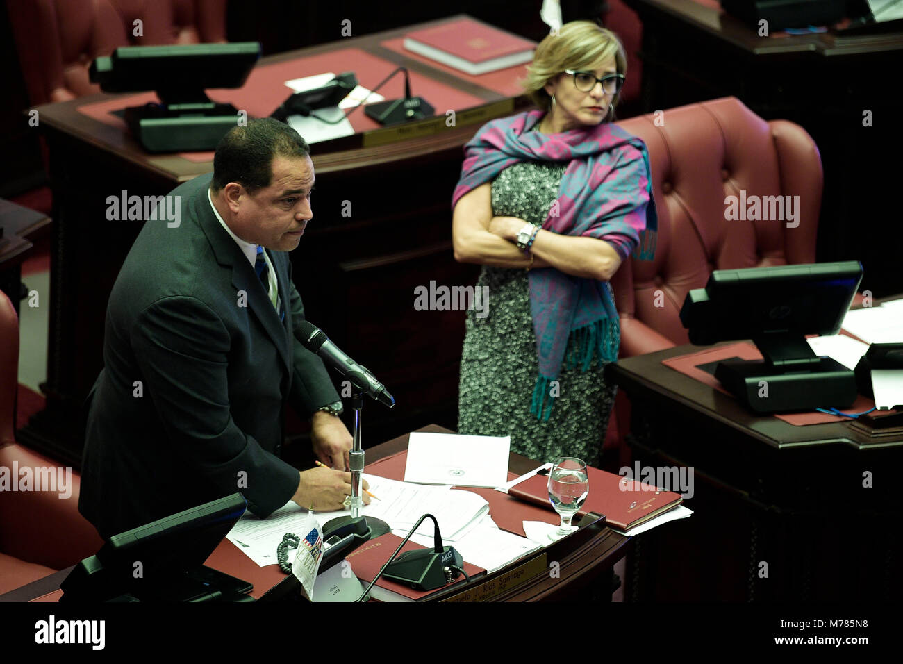SAN JUAN, Puerto Rico. , . COBERTURA DE LA SESION DEL SENADO. EN LA ...