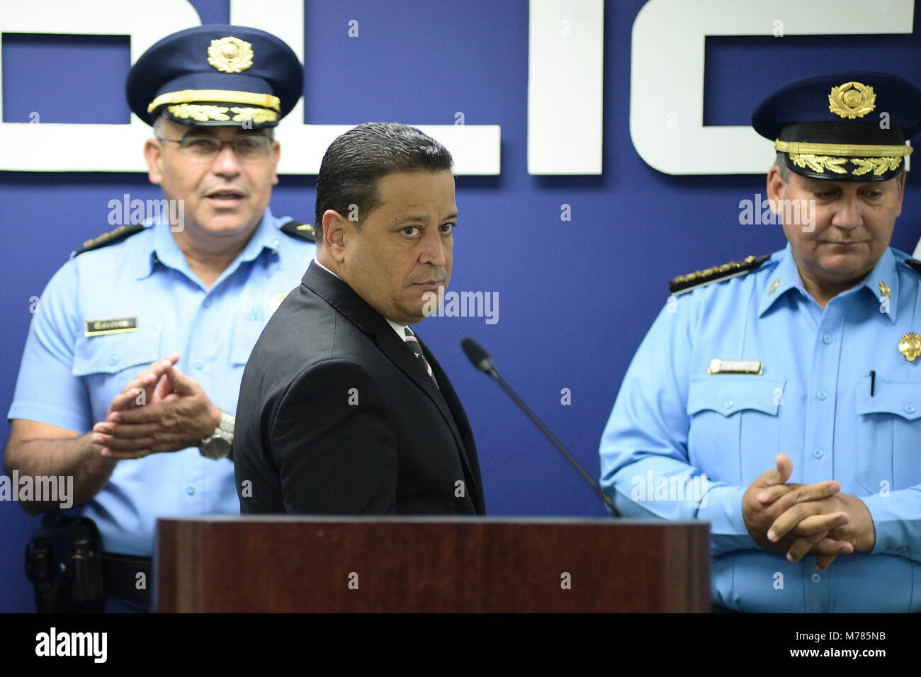 SAN JUAN, Puerto Rico. , . DESDE EL CUARTEL GENERAL DE LA POLICIA EN ...