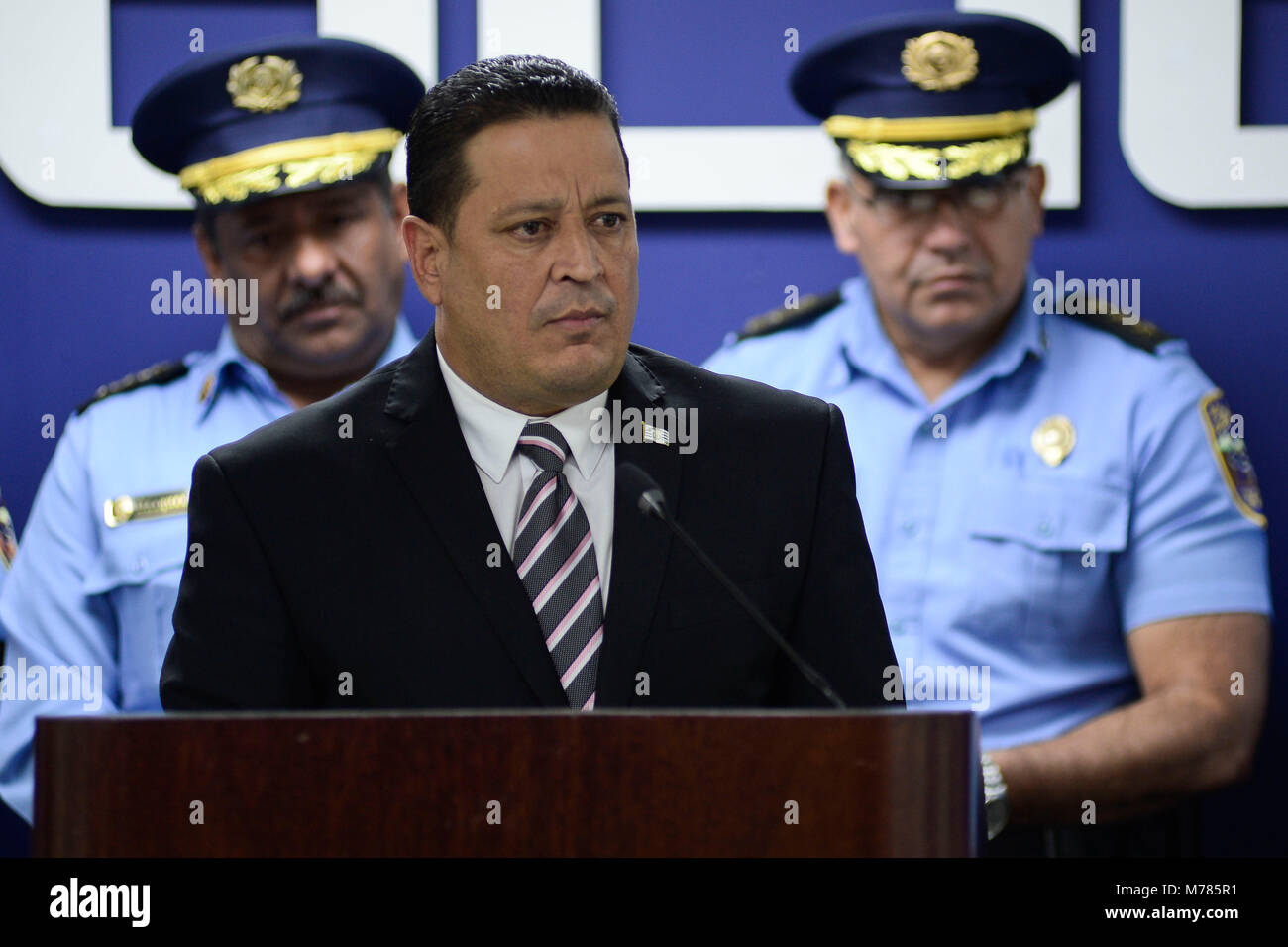 SAN JUAN, Puerto Rico. , . DESDE EL CUARTEL GENERAL DE LA POLICIA EN ...