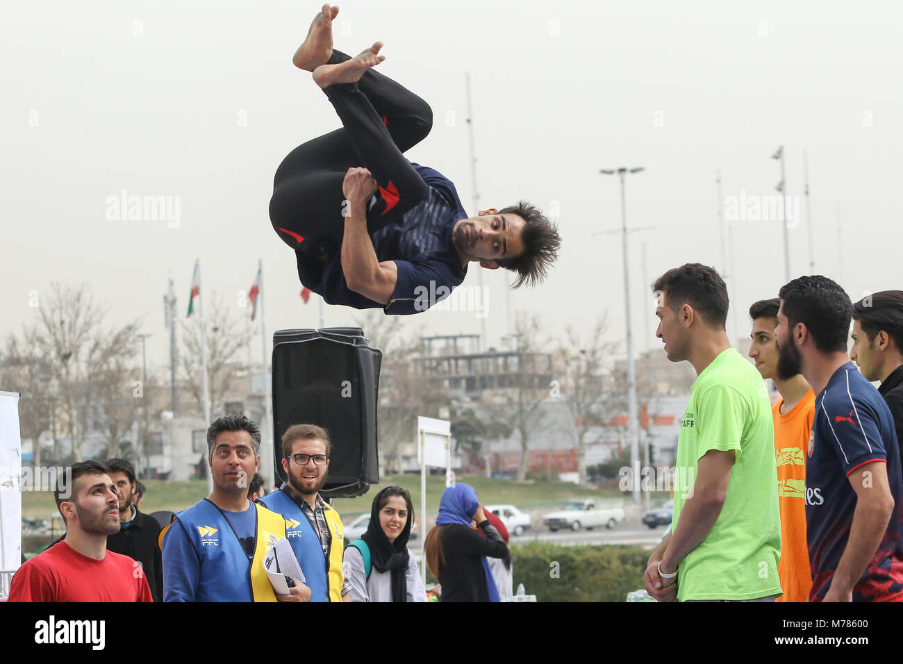 Tehran, Iran. 9th Mar, 2018. Fast Forward Team held the first street ...
