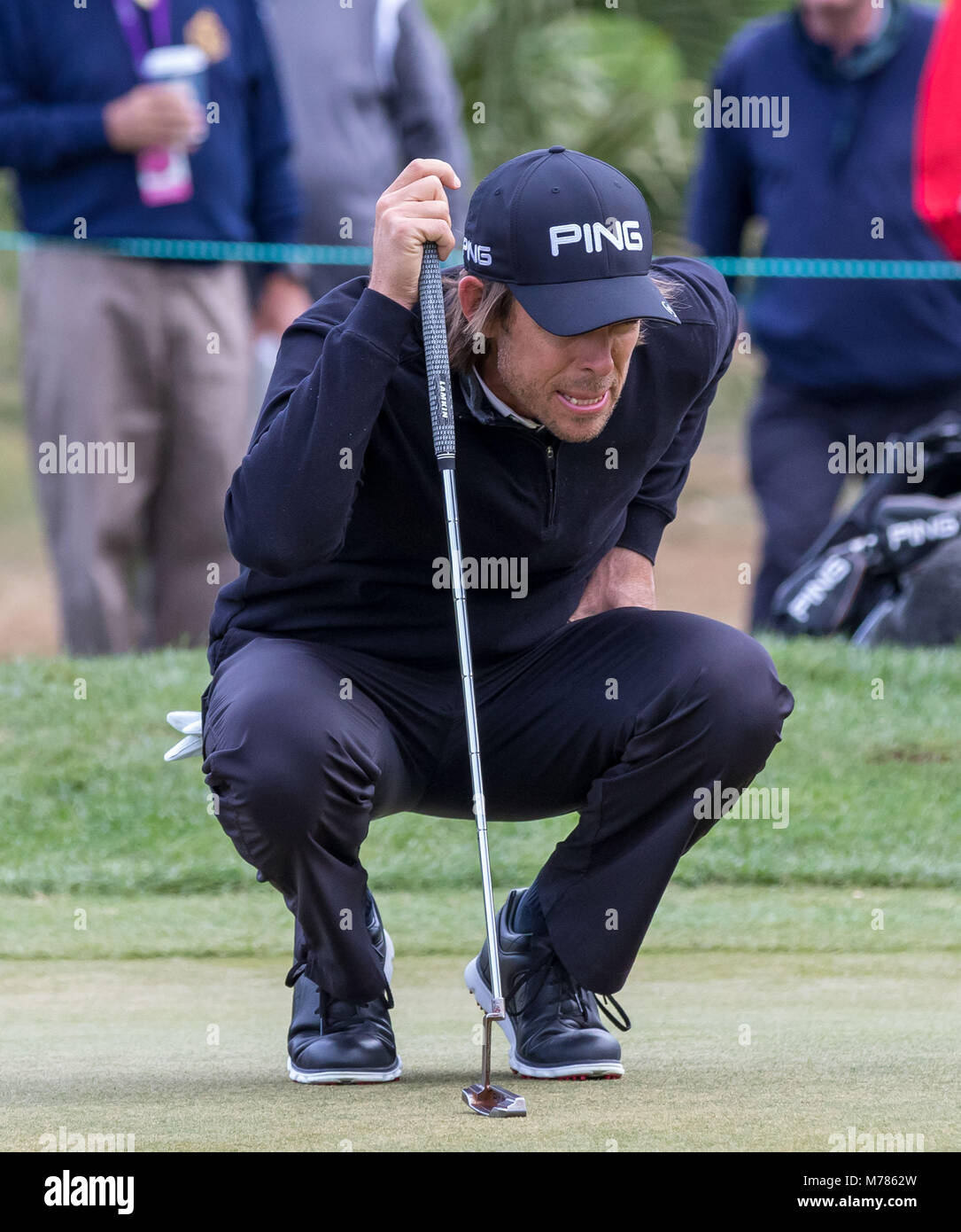 March 08, 2018 - Aaron Baddeley during the 1st round of the PGA's ...